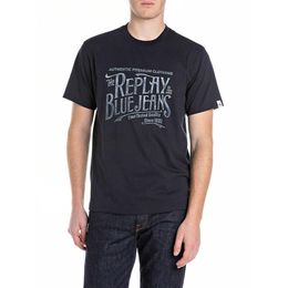 Replay Shirt in Schwarz - 43% | Gr&ouml;&szlig;e S | Herren-plussize