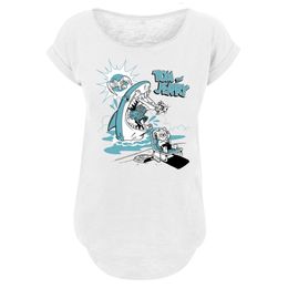 F4NT4STIC Shirt 'Tom and Jerry Summer Shark' female White size XS