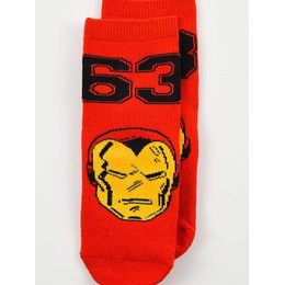 Marvel Avengers Socken "Avengers" in Rot - 10% | Gr&ouml;&szlig;e 27-30 | Babysocken-strumpfhosen