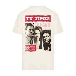 F4NT4STIC T-Shirt 'TV Times The Avengers 1961 Cover' Herren Gr&ouml;&szlig;e XL beige / rot / schwarz