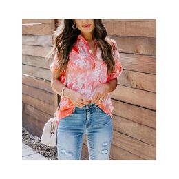 Milan Kiss Bluse in Orange - 75% | Gr&ouml;&szlig;e S | Damen-blusen