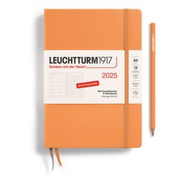 LEUCHTTURM1917 Wochenkalender & Notizbuch in Apricot - A5 - 42% | Buero-schulbedarf