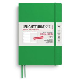 LEUCHTTURM1917 Wochenkalender & Notizbuch in Gr&uuml;n - A5, DE - 37% | Buero-schulbedarf