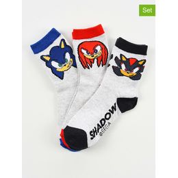 Sonic 3er-Set: Socken "Sonic" in Wei&szlig;/ Bunt - 35% | Gr&ouml;&szlig;e 31-34 | Babysocken-strumpfhosen