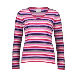 Fynch-Hatton Kaschmir-Pullover in Rosa/ Bunt - 77% | Gr&ouml;&szlig;e S | Damen-pullover-cardigans