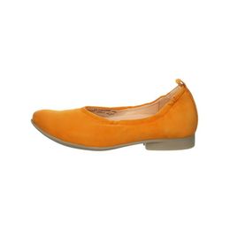 Think! Leder-Ballerinas "Guad2" in Orange - 54% | Gr&ouml;&szlig;e 38,5 | Damen-ballerinas