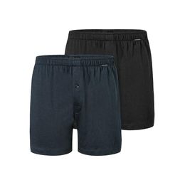 Schiesser Boxer shorts 'Basic' male Blue, Black size M