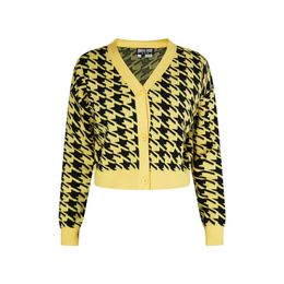 Rockeasy Knit Cardigan female Yellow size XL