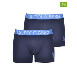 U.S. Polo Assn. 2er-Set: Boxershorts in Dunkelblau - 72% | Gr&ouml;&szlig;e M | Herren-waesche