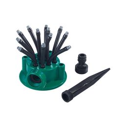 Wenko Gartensprinkler "Flexi-Arms" in Gr&uuml;n/ Schwarz - &Oslash; 9 cm - 11% | Gartendekoration
