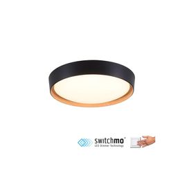 Just Light LED-Deckenleuchte in Schwarz - &Oslash; 39,6 cm - 47% | Haengeleuchten-deckenleuchten