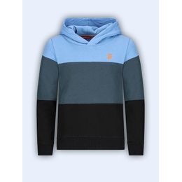 Tygo & Vito Hoodie "Hessel" in Dunkelblau/ Blau/ Hellblau - 50% | Gr&ouml;&szlig;e 134/140 | Kinder-sweatshirts-jacken