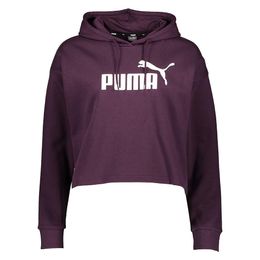 Puma Hoodie "Essential Cropped" in Lila - 56% | Gr&ouml;&szlig;e L | Damen-sweatshirts-jacken