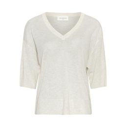 MOSS COPENHAGEN Bluse in Creme - 57% | Gr&ouml;&szlig;e S/M | Damen-blusen
