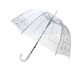 SMATI Stockschirm "Dots" in Transparent/ Silber - &Oslash; 85 cm - 54% | Damen-regenschirme