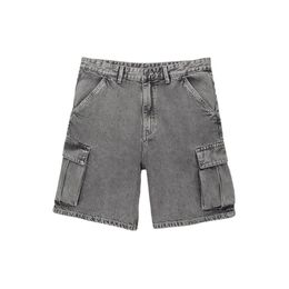 Pull&Bear Pull&bear Cargo Jeans male Grey size 36