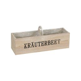 POSIWIO Pflanzkasten ''Kr&auml;uterbeet'' in Beige - (B)42 x (H)12 x (T)13 cm - 10% | Gartenwerkzeuge
