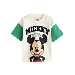 next T-Shirt 'Mickey & Friends' Jungen Gr&ouml;&szlig;e 98 gr&uuml;n / rot / schwarz / wei&szlig;