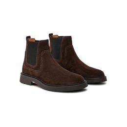 Tommy Hilfiger Shoes Leder-Chelsea-Boots in Braun - 53% | Gr&ouml;&szlig;e 44 | Herrenstiefel