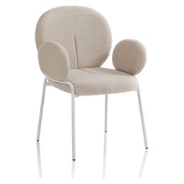 TFT Home Sessel "Pei" in Beige - (B)66 x (H)92 x (T)55 cm - 61% | Sitzmoebel