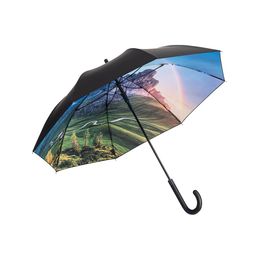 Fare Stockschirm in Schwarz/ Bunt - &Oslash; 105 cm - 72% | Damen-regenschirme