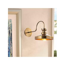Opviq Wandleuchte "Berceste" in Gold - (B)22 x (H)23 cm - 54% | Wandleuchten