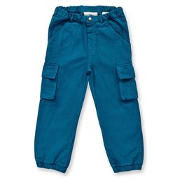 Sense Organics Cargohose "Tim" in Petrol - 51% | Gr&ouml;&szlig;e 104 | Kinderhosen