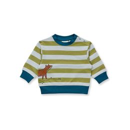 Sense Organics Sweatshirt "Siam" in Oliv/ Blau - 36% | Gr&ouml;&szlig;e 62/68 | Baby-sweatshirts-jacken