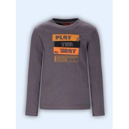 Tygo & Vito Longsleeve "Max" in Grau - 44% | Gr&ouml;&szlig;e 122/128 | Kinder-longsleeves