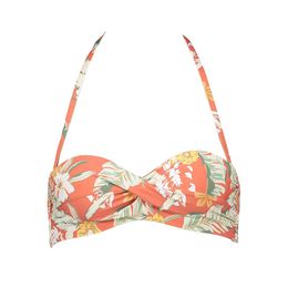 Sunseeker Bikini-Oberteil in Orange/ Creme/ Gr&uuml;n - 54% | Gr&ouml;&szlig;e 40A-Cup | Damen-bademode