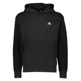 New Balance Hoodie "Hoops" in Schwarz - 55% | Gr&ouml;&szlig;e M | Herren-sweatshirts-jacken