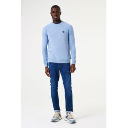 Garcia Sweatshirt in Hellblau - 44% | Gr&ouml;&szlig;e S | Herren-plussize