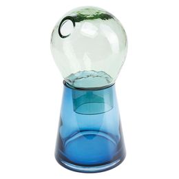 KARE Vase "Skittle" in Hellblau/ Gr&uuml;n - (H)28 cm - 50% | Kerzen-vasen