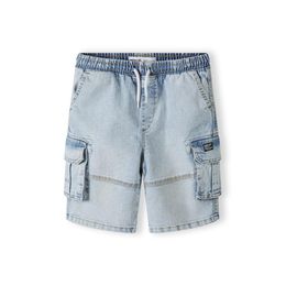 MINOTI Shorts Jungen Gr&ouml;&szlig;e 104/110 hellblau