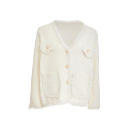 Carnea Knit Cardigan female White size M