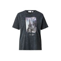 Vila T-Shirt 'VIAULA' Damen Gr&ouml;&szlig;e XS hellblau / dunkelgrau / lila / schwarz