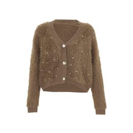 Immy Knit Cardigan female Brown size M