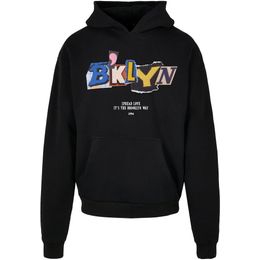 MT Upscale Sweatshirt 'Brklyn' Herren Gr&ouml;&szlig;e L nude / blau / gelb / schwarz