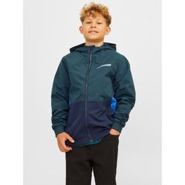 Jack & Jones Jack & Jones Junior Jungen Outdoorjacke &raquo;JJERUSH wasserabweisend, mit Kapuze, mattes Finish&laquo; mit Kapuze Polyester, regular fit gr&uuml;n 128