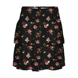 V&eacute;ro Moda VERO MODA Minirock &raquo;VMSMILLA HW SMOCK SHORT SKIRT WVN GA&laquo; Black AOP:Lill M (38) M (38) Minirock von Vero Moda