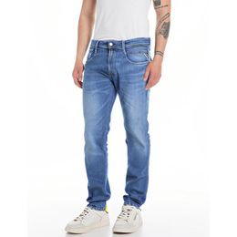 Replay Herren Slim-fit-Jeans &raquo;Anbass&laquo; blau 34, L&auml;nge 36