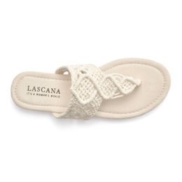 Lascana Damen Pantolette beige Gr&ouml;&szlig;e 42