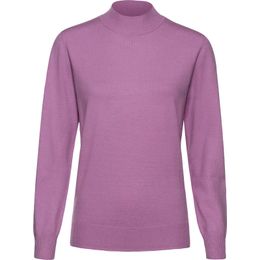 CR&Eacute;ATION L Damen Stehkragenpullover In Modal-Qualit&auml;t orchidee Gr&ouml;&szlig;e 38