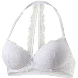 Lascana Damen Neckholder-BH wei&szlig; Gr&ouml;&szlig;e 75B