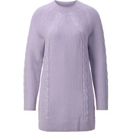 CR&Eacute;ATION L Damen Longpullover mit Pailletten flieder Gr&ouml;&szlig;e 40