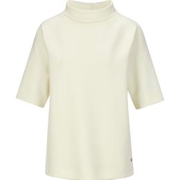 CREATION L PREMIUM Damen Stehkragenshirt mit Zierknopfleiste hinten champagner Gr&ouml;&szlig;e 36