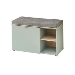 Primo Garderobenbank Turin - gr&uuml;n - Materialmix - 78 cm - 50 cm - cm 38,0 - M&ouml;bel Kraft