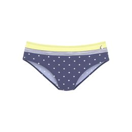 Lascana Bikinihose Damen Gr&ouml;&szlig;e M navy / gelb / wei&szlig;