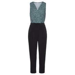 Lascana Jumpsuit Damen Gr&ouml;&szlig;e XL petrol / schwarz