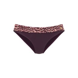 Lascana Bikinihose Damen Gr&ouml;&szlig;e XL pink / weinrot